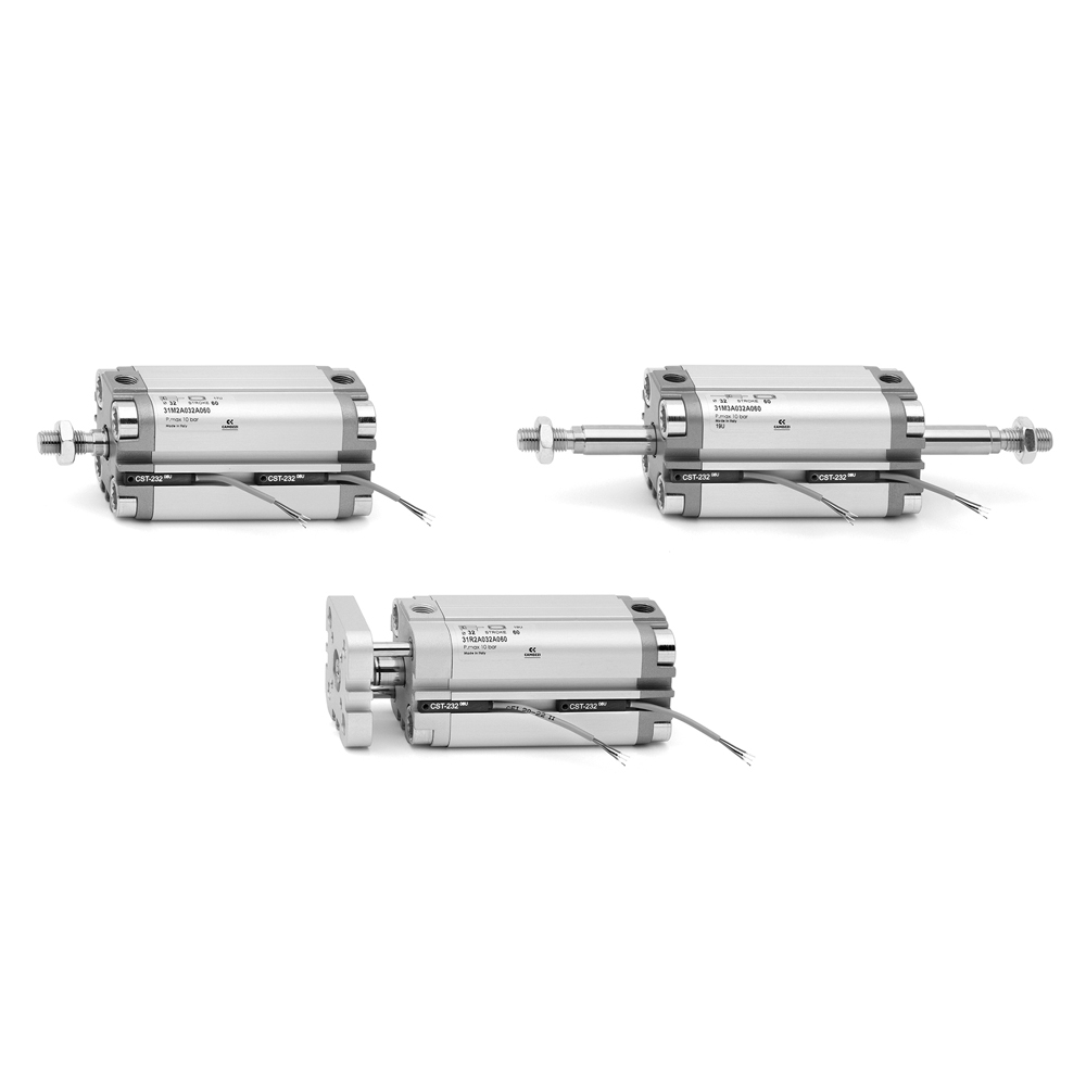 Series 31 Pneumatic Compact Magnetic Cylinders - Camozzi Automation Ltd