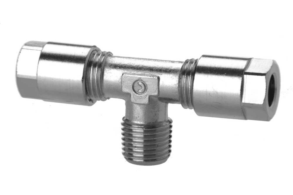 1000 Fixed Branch Tee Taper Compression Fitting - Camozzi Automation Ltd